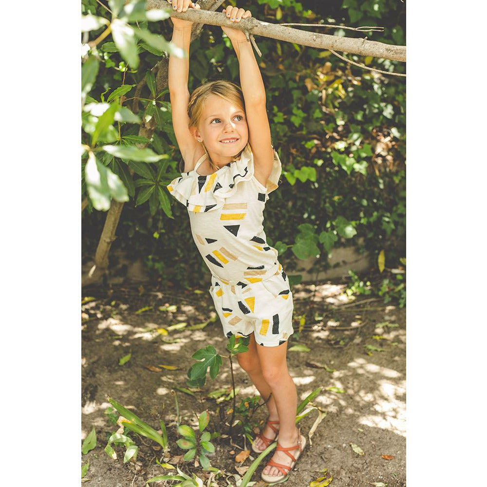 Mia-Shapes Shapes Print Romper – Joah Love