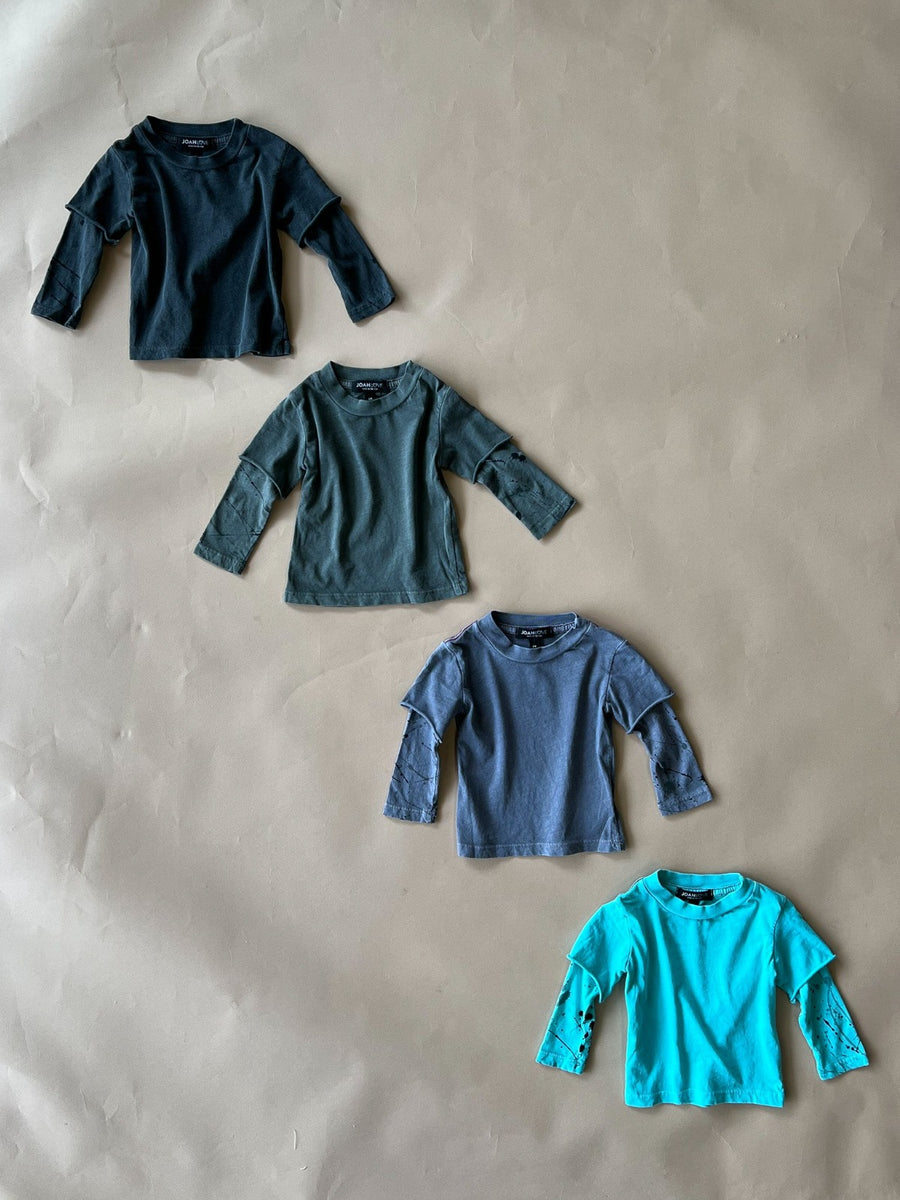 Beck-Splatter 2fer Tee |Olive – Joah Love